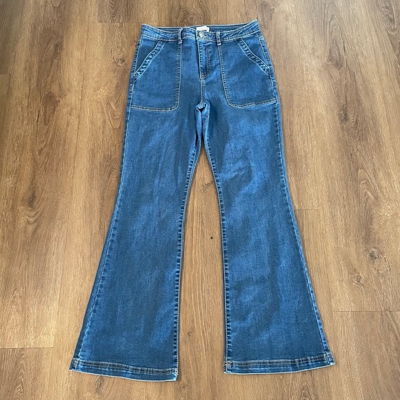 Knox Rose | Jeans | Knox Rose Womens Size 2 High Rise Full Flare Jeans ...